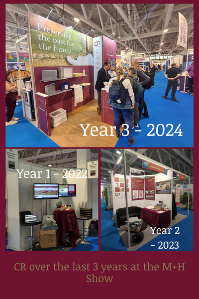 3 Years at the Museum + Heritage Show – Conservation Resources (UK) Ltd