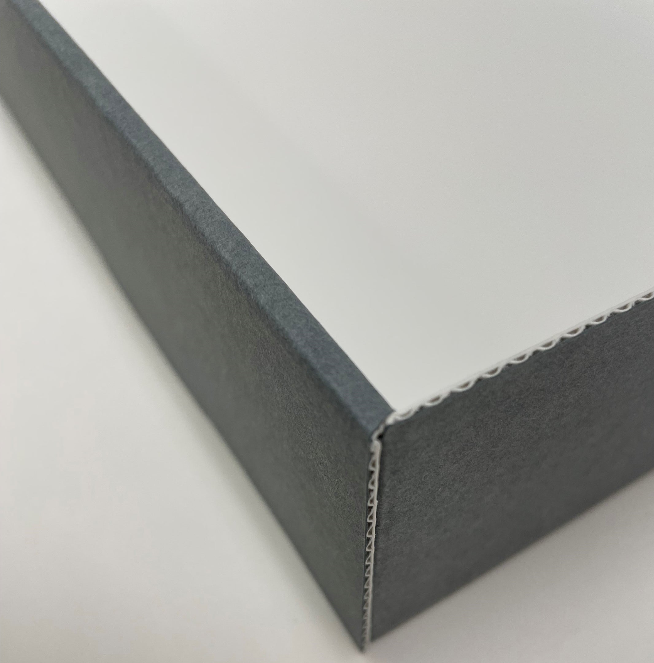 Archival Fluted Board, E-Flute 1.7 mm, grey-blue – Conservation ...